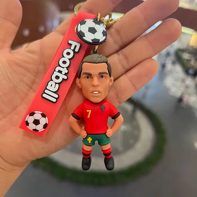 Cristiano Ronaldo Rubber Keychain | Limited Edition Soccer Star ...