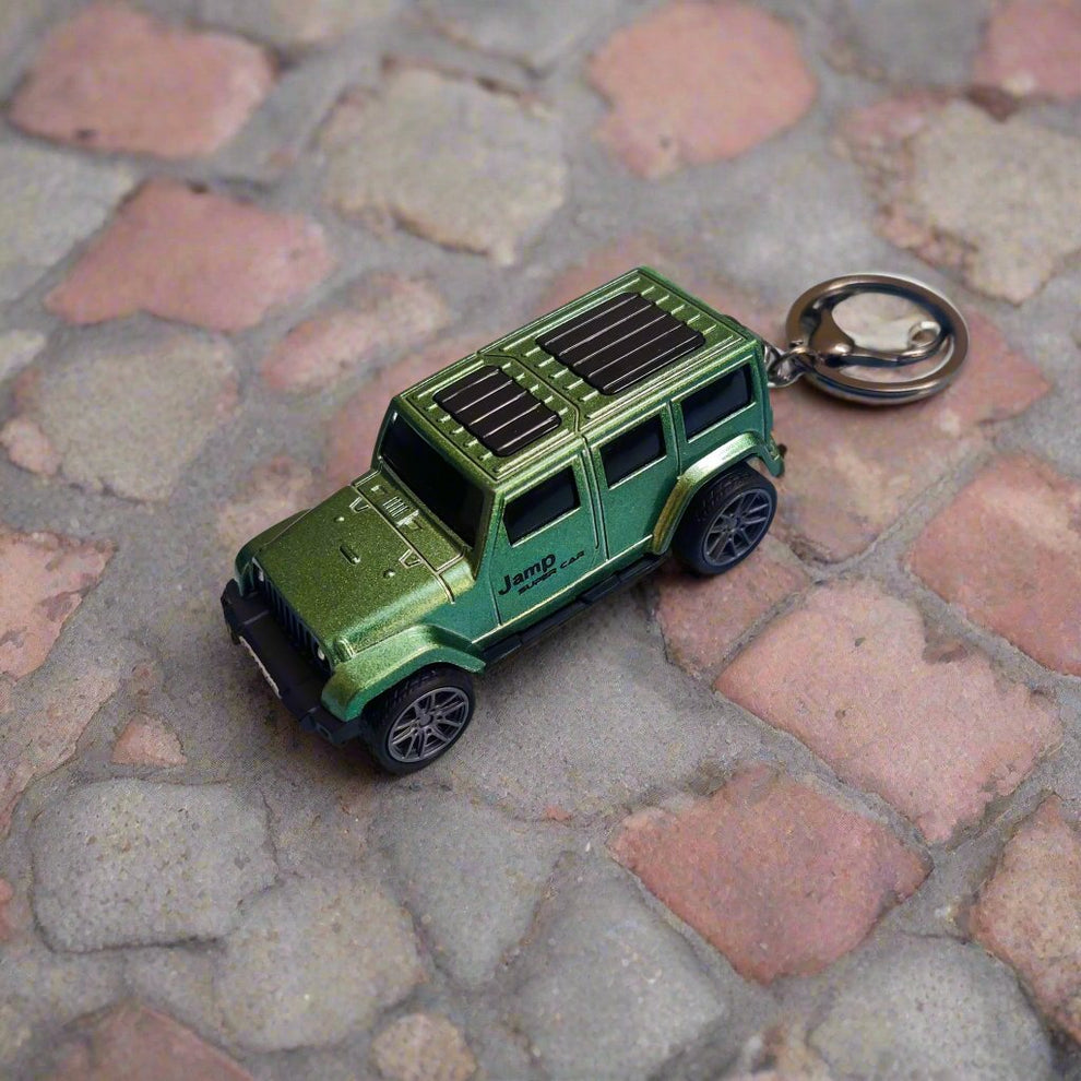 Push Back Jeep Car Keychain | Premium Metal SUV Keyring for Car ...