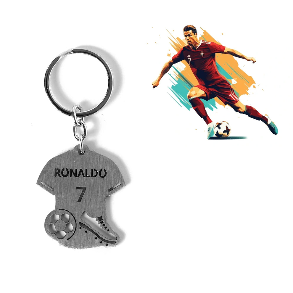 Football Jersey Metal Keychain | Lionel Messi | Cristiano Ronaldo ...