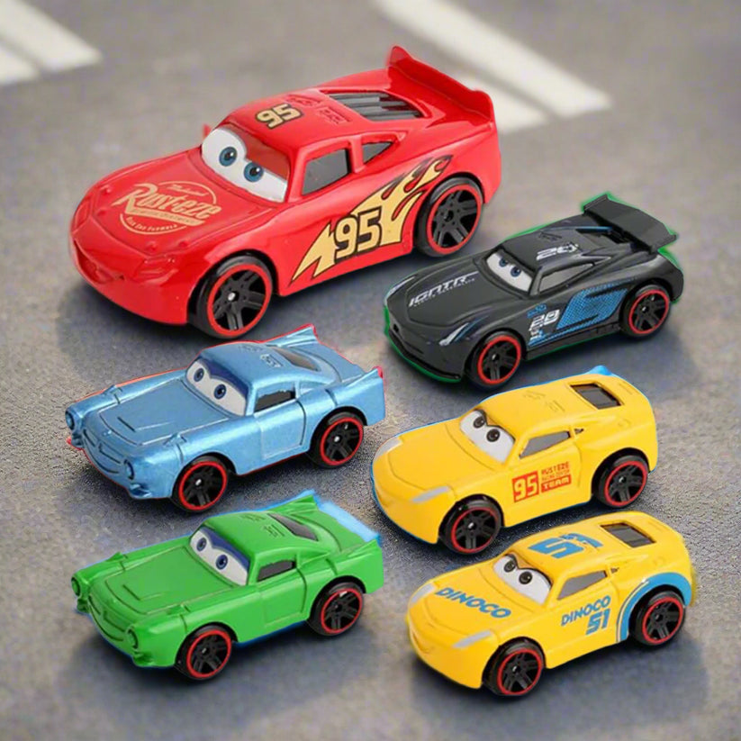 Pixar Cars Diecast Toy Car Keychain – Miniature Metal Car Keychain for ...