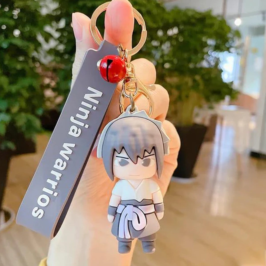 Sasuke Uchiha and the Naruto Universe 3D keychain with Strap – Merakii Mee